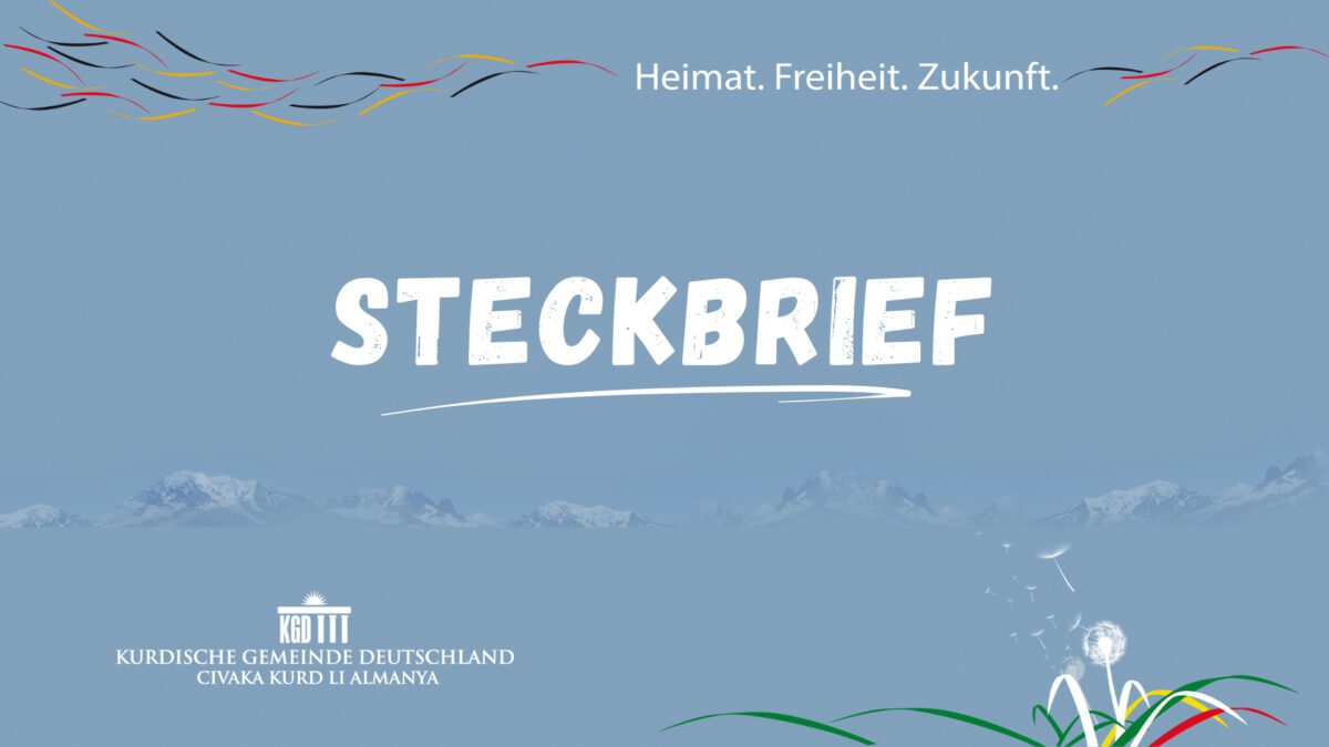 Steckbrief - Kurdische Gemeinde Deutschland e.V.